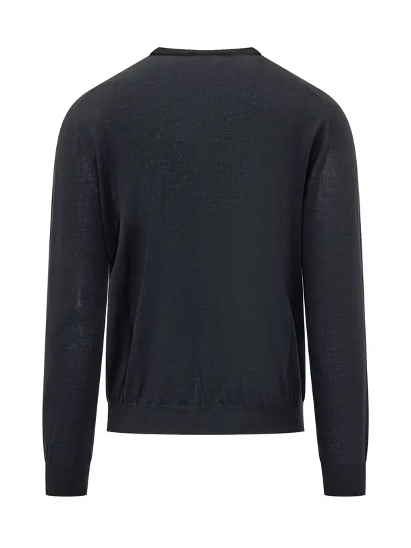 Malo Basic Crew Neck Knit Sweater