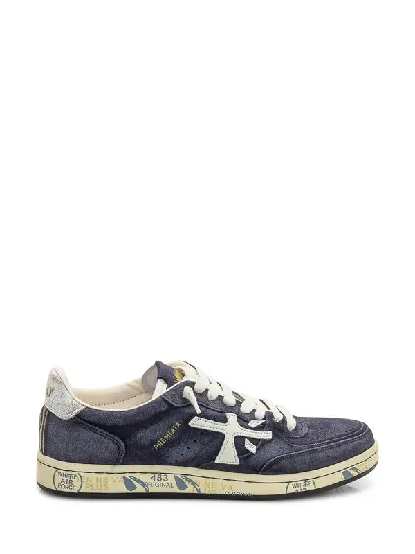 Premiata Low-top Suede Sneaker - Blu