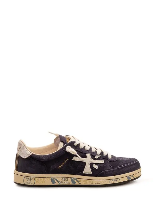 Premiata Low-top Suede Sneaker - Blu