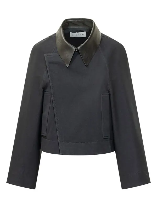 Givenchy A-line Cocoon Jacket - Dark Navy