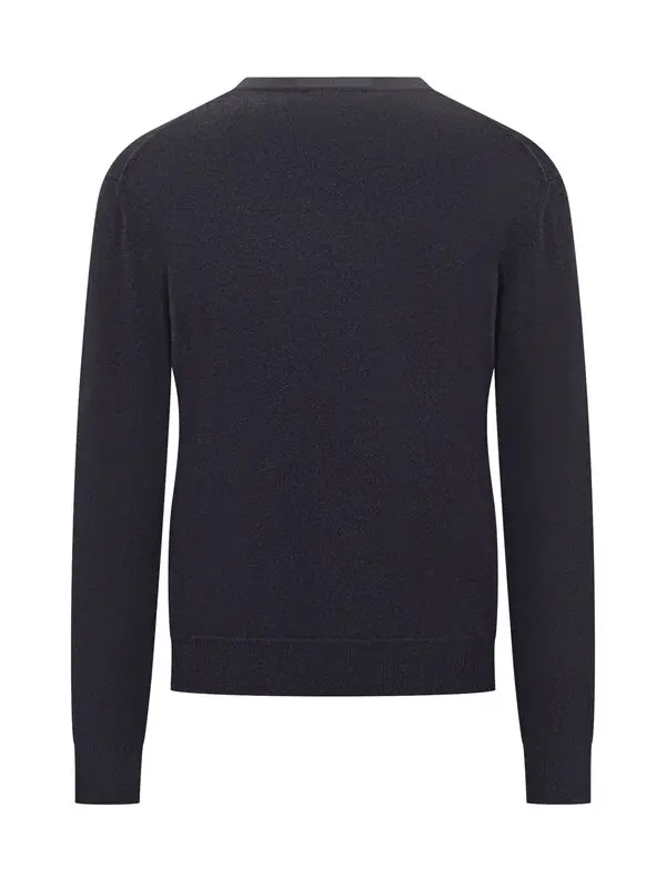 Malo V-neck Pullover Sweater - Blu