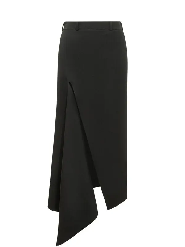 Givenchy Slashed Wool Skirt