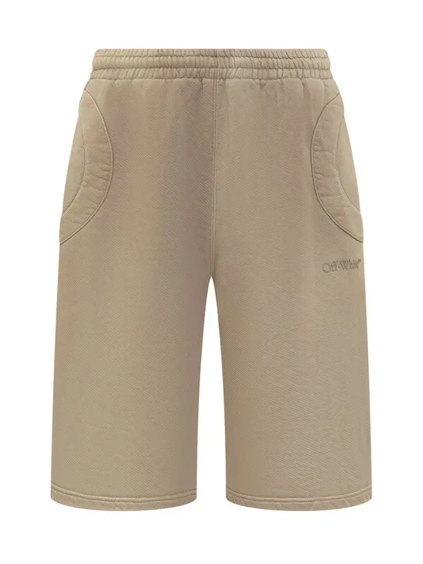 Off-White Mini Shorts - Beige
