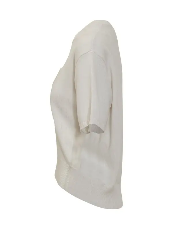 Givenchy Sleeve Cut Sweater - Whitebeige
