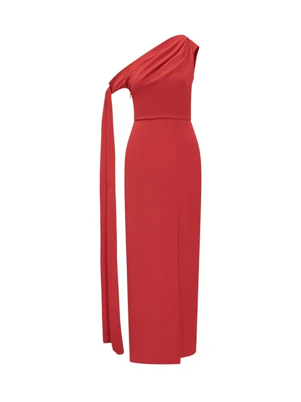 Solace London Mini Suit Dress - Red