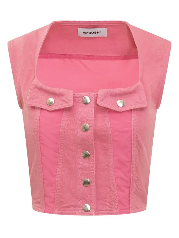 AMBUSH Mini Top - Solid Pink