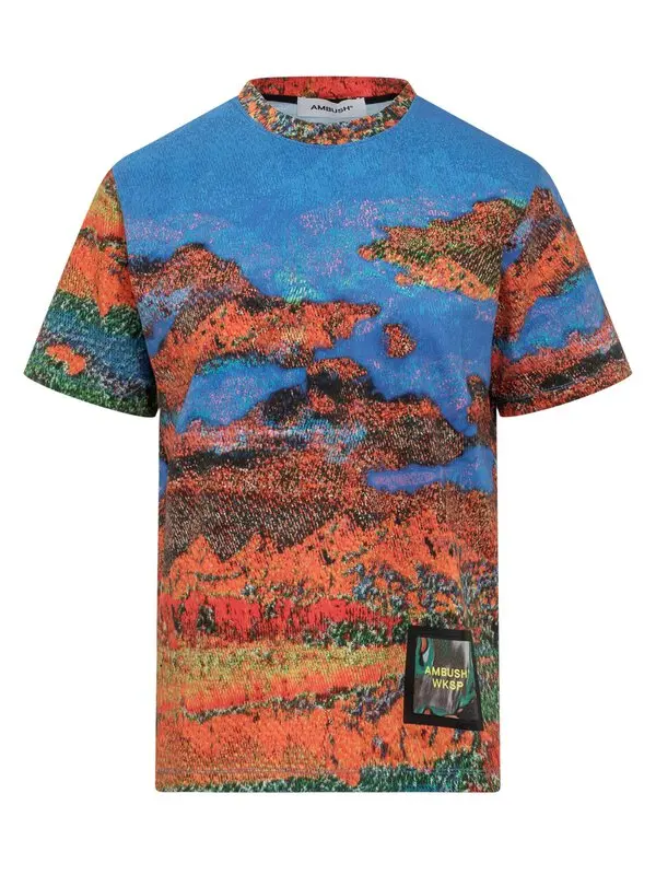 AMBUSH Stampaint Graphic T-shirt - Blu