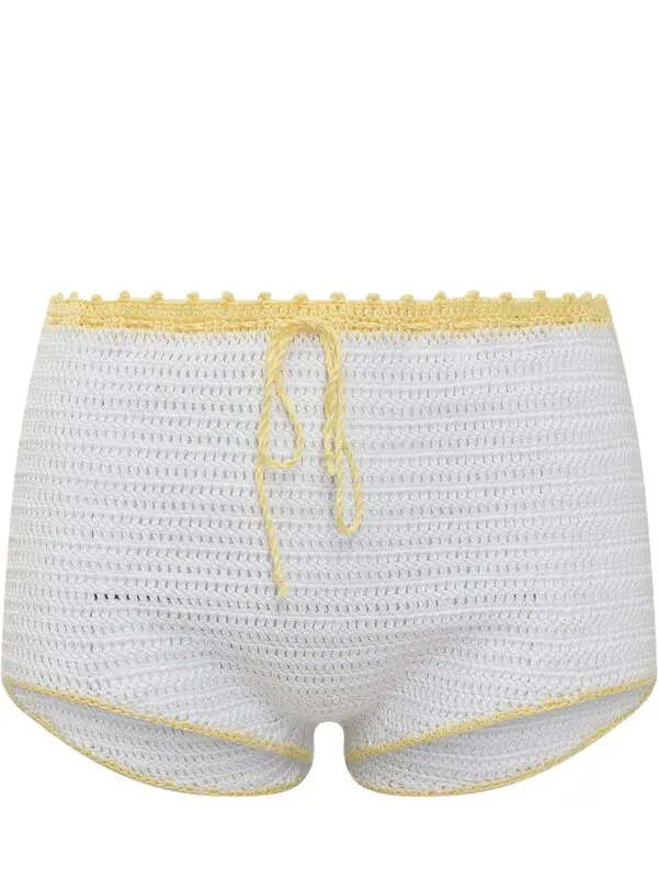 MIXIK Casual Mini Shorts - Bianco