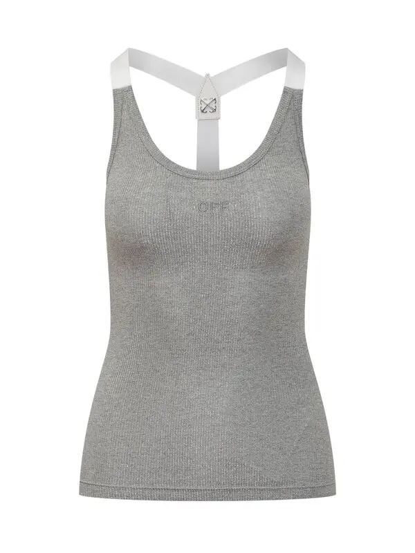 Off-White Mini Stylish Top - Silver-silver