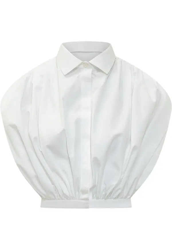 Givenchy Ruching Detail Shirt - White