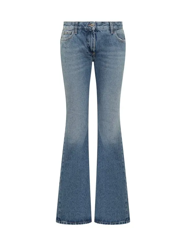 Off-White Jet Set Arrow Denim Jeans - Blue