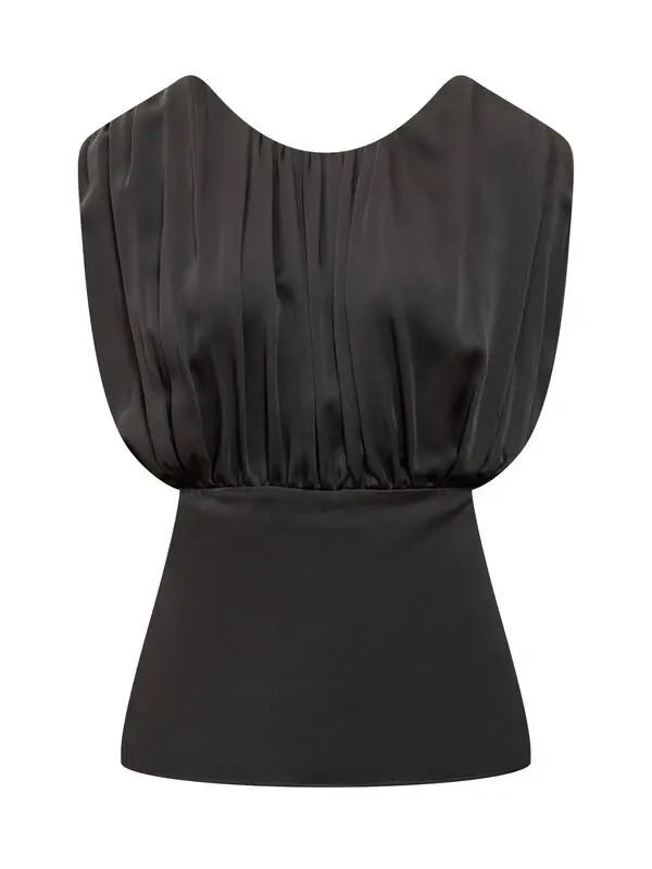 JIL SANDER Sleek Mini Top - Black