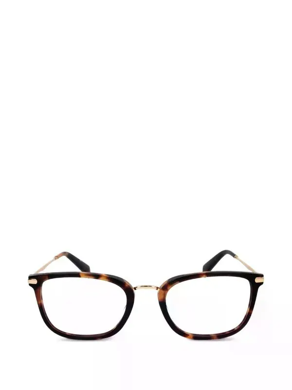 LEVI'S Tortoiseshell-effect Square-frame Glasses
