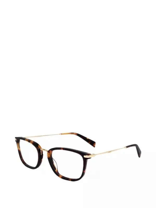 LEVI'S Tortoiseshell-effect Square-frame Glasses