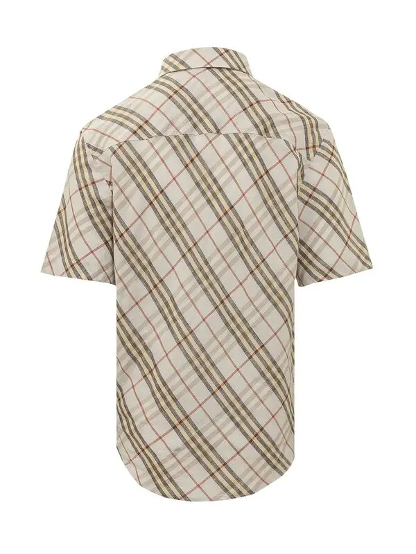 Burberry Short-sleeve Checked Shirt