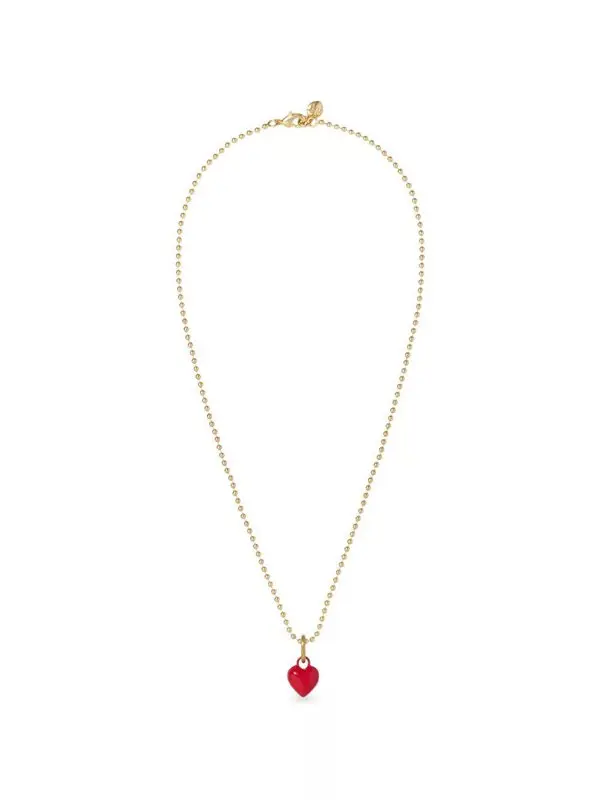 ROXANNE ASSOULIN Itsy Bitsy Heart-charm Necklace - Gold