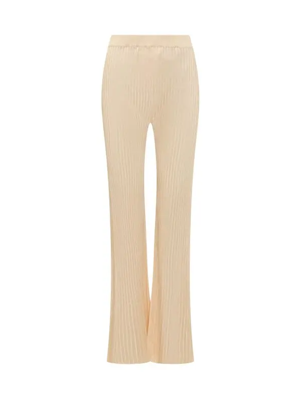 JIL SANDER Elegant Tailored Trousers - Cornsilk