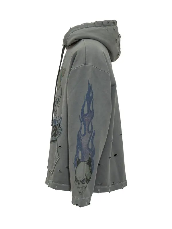 Gcds Graphic Hoodie Sweatshirt