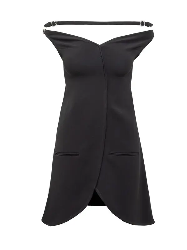 COURREGES Ellipse Design Mini Suit - Black