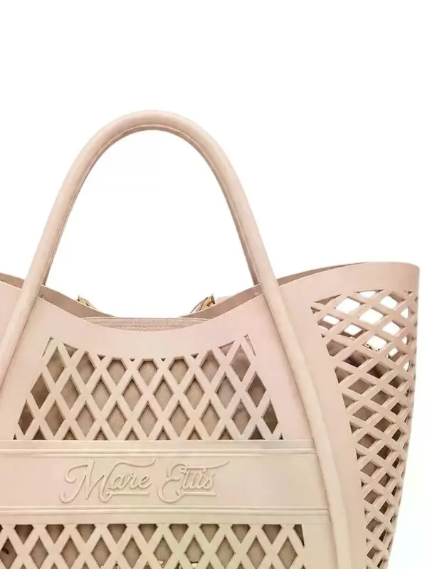 MARC ELLIS Small Flat Basket Tote Bag