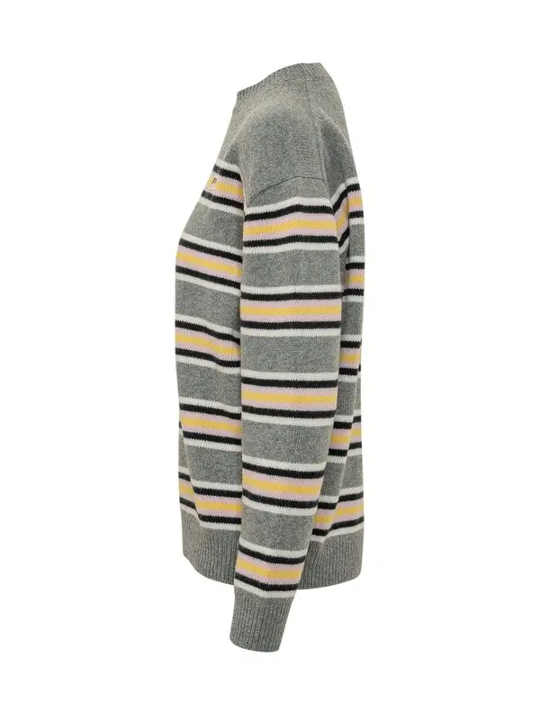 Fiorucci Angel Patch Sweater - Grey