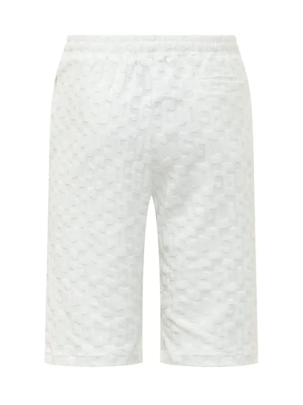 Gcds Monogram Bermuda Shorts - White