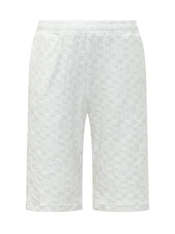 Gcds Monogram Bermuda Shorts - White
