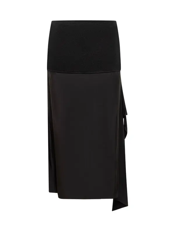JIL SANDER Wool Mini Skirt