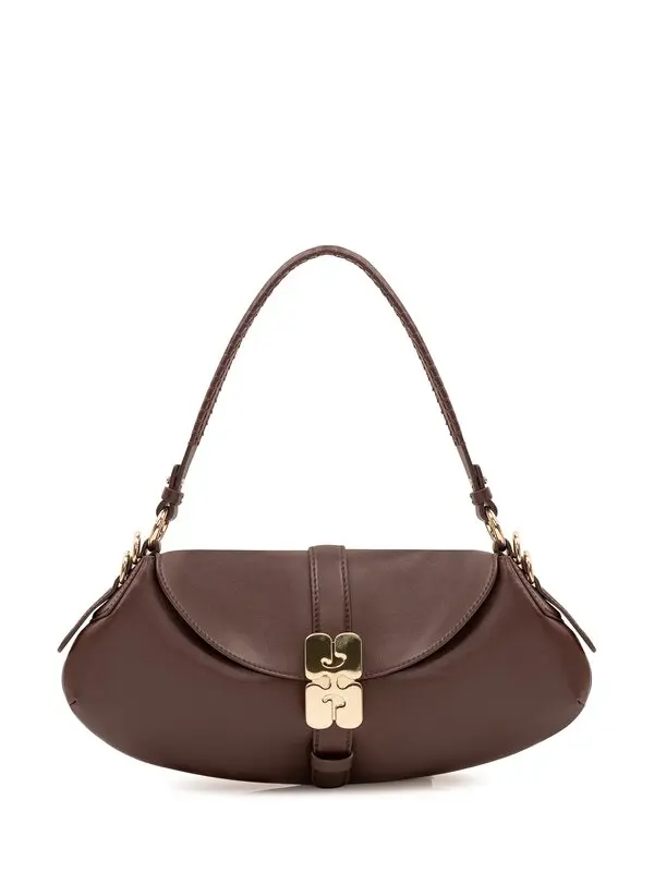 GANNI B-kat Shoulder Bag - Chicory Coffee
