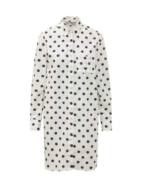 Fiorucci Polka Dot Suit Shirt