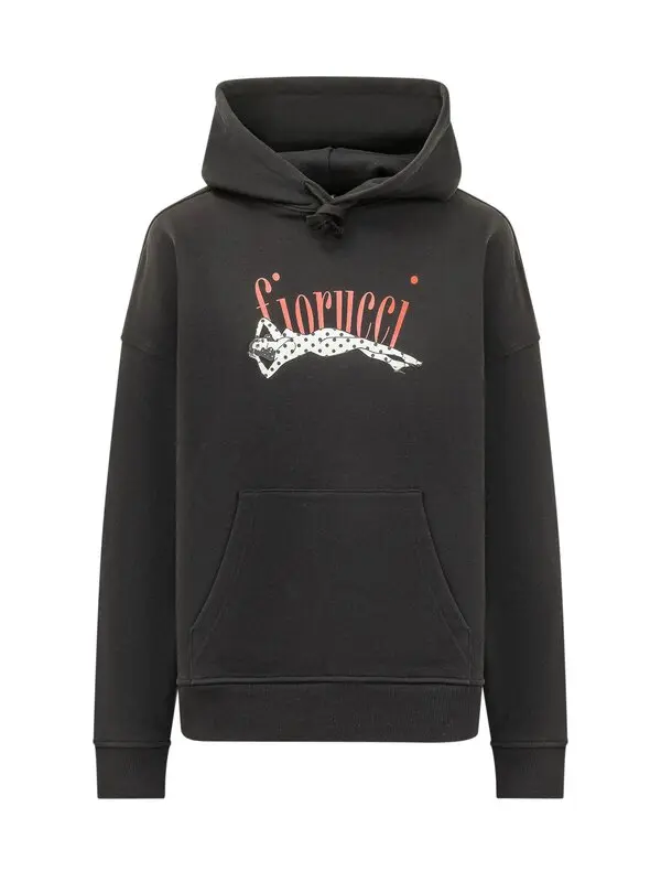 Fiorucci Mini Sweatshirt With Polka Dot Hood