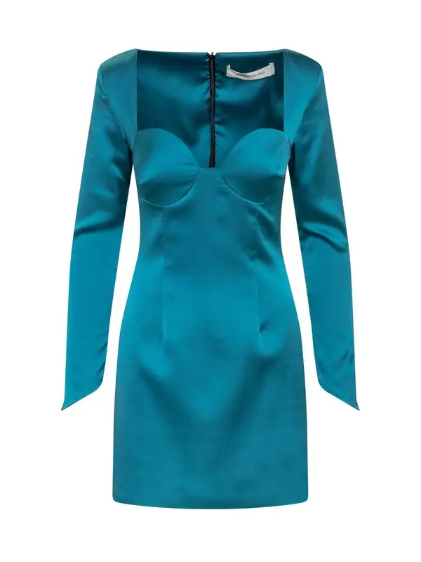 NINEMINUTES The Elise Mini Suit Dress - Tide
