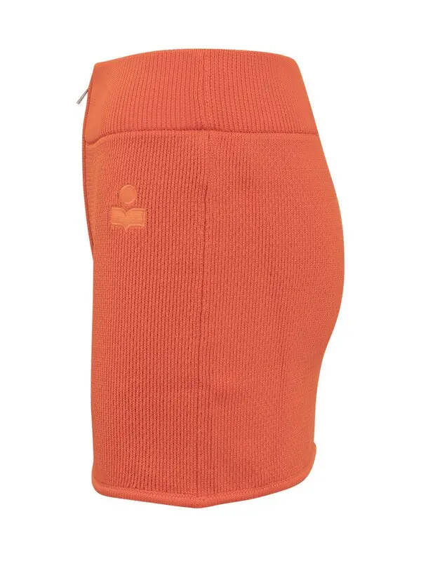 MARANT ETOILE Chic Mini Skirt For Stylish Outfits - Vermillon