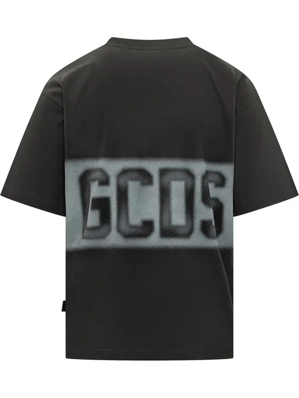 Gcds Logo Spray Loose Tee