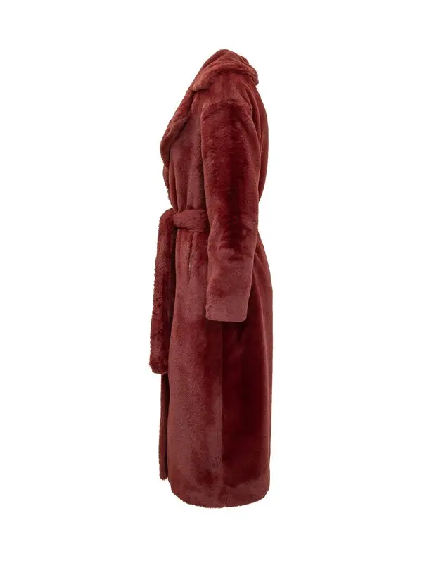 Herno Sleek Jacket With Belt - Bordeaux