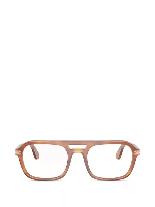 Persol Geometric-frame Glasses - Brown