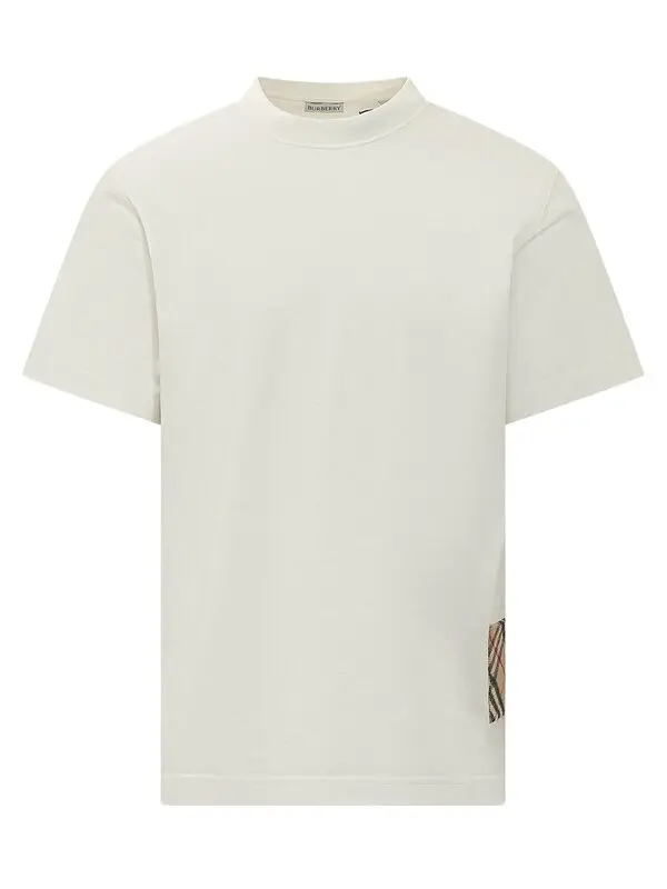Burberry Seth Cash Logo T-shirt - Chalk