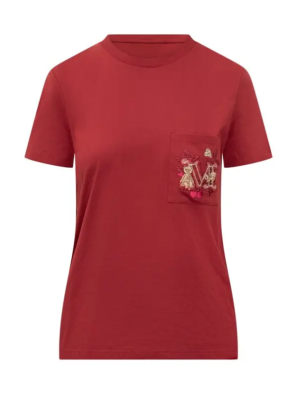 Max Mara Logo T-shirt - Rosso
