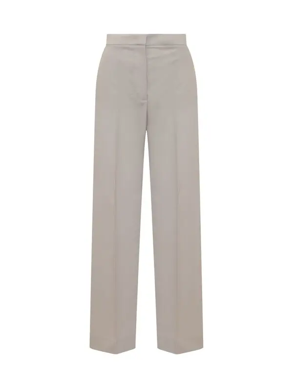 Fabiana Filippi Tailored Virgin Wool Trousers - Dune