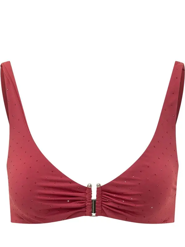 Sundek Mini Bralette Bikini Top - Deep Scarlet