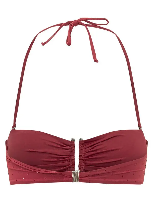 Sundek Mini Bikini Top - Deep Scarlet