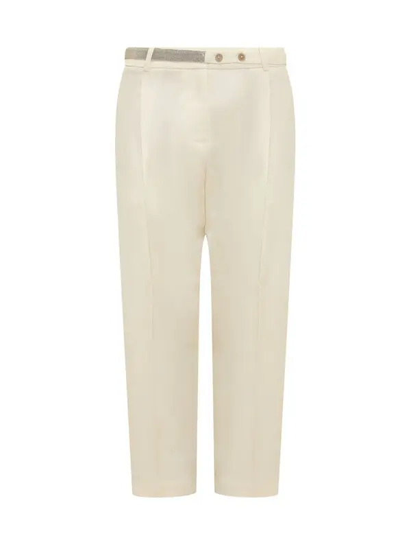 Fabiana Filippi High-waisted Trousers - Rafia