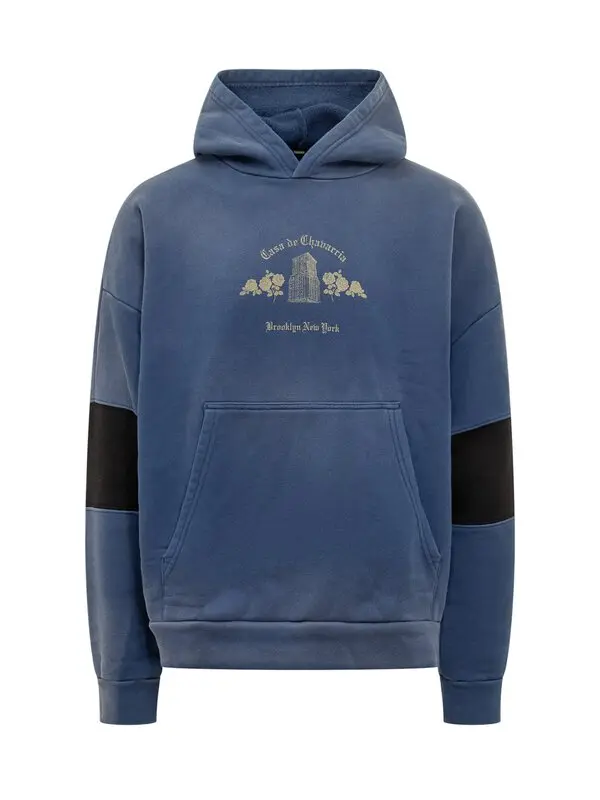 WILLY CHAVARRIA Cozy Sweatshirt Hoodie - Prussian Blue