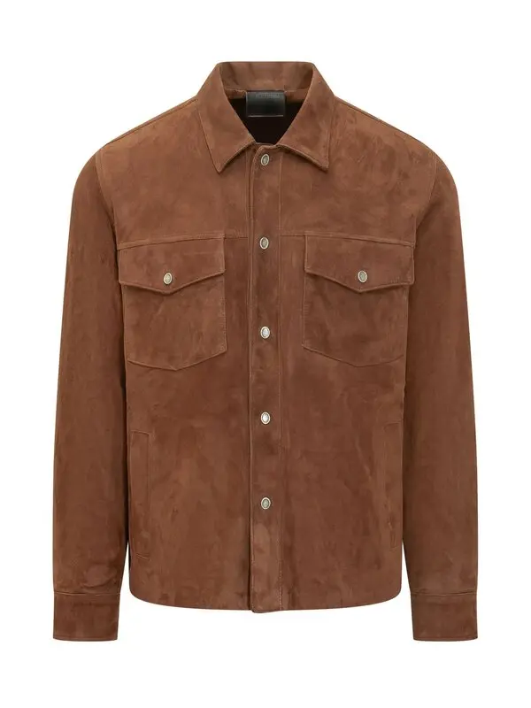 GIOCASTA Lined Suede Jacket