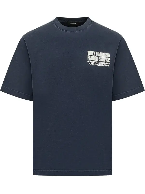 WILLY CHAVARRIA Statement T-shirt - Peacoat