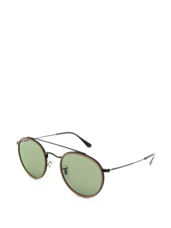 Ray-ban Double-bridge Round-frame Sunglasses