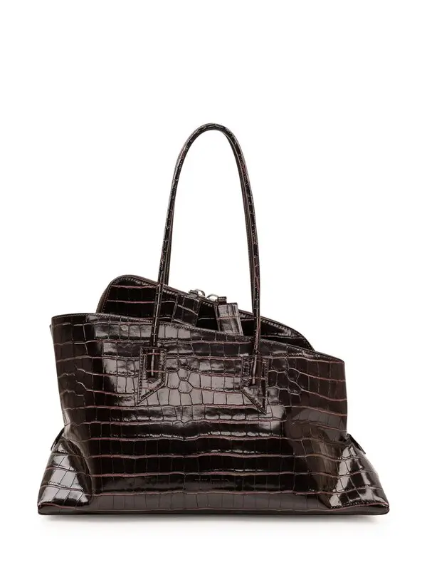 Attico Chic Shoulder Bag - Coffee