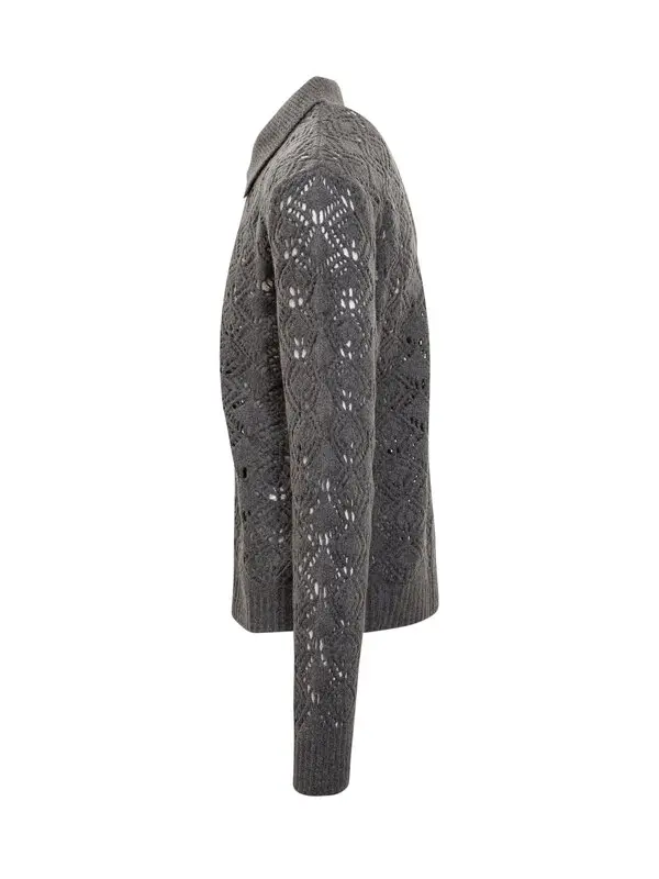 JIL SANDER Embroidered Wool Jacket