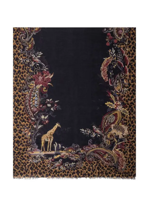 Etro Inspired Scarf - Marrone