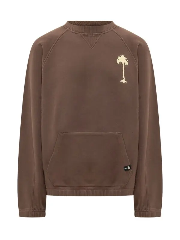 Palm Angels Feel High Regular Crew Sweatshirt